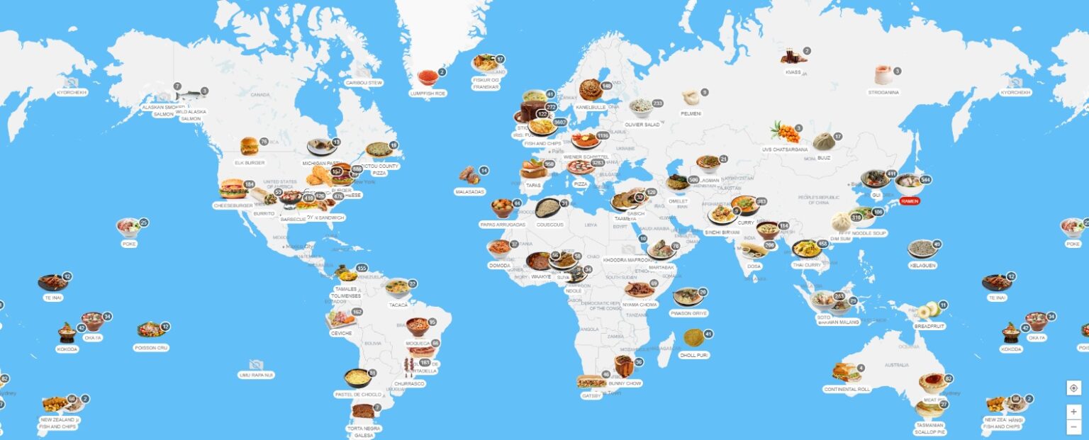 TasteAtlas: el mapa mundial de los sabores auténticos que rescata la ...